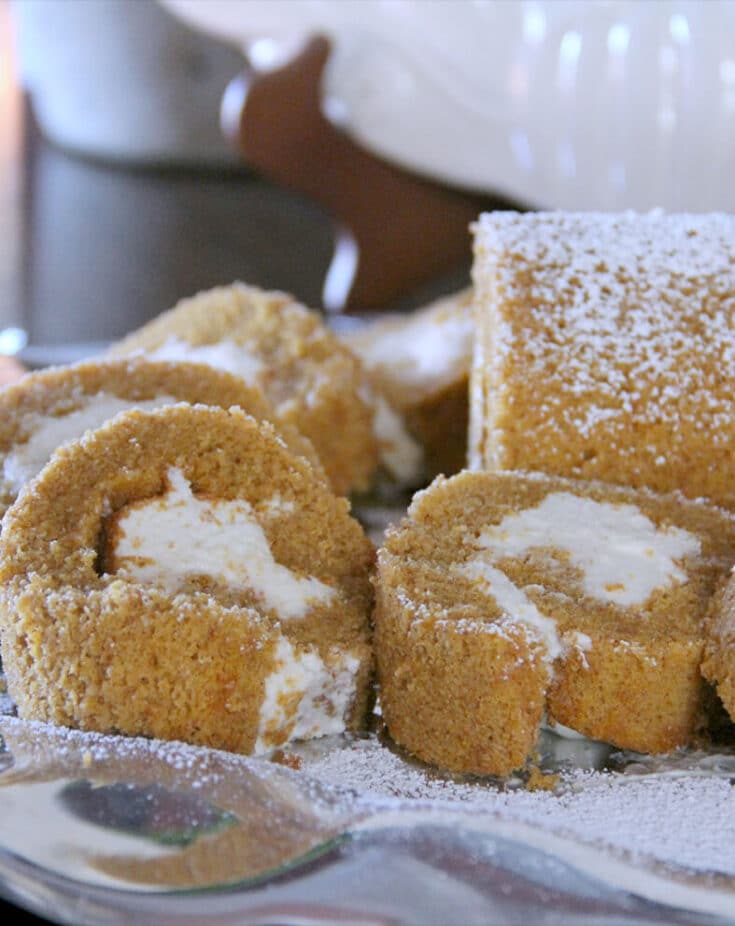 Pumpkin Roll with Cream Cheese Filling - Southern Food and Fun