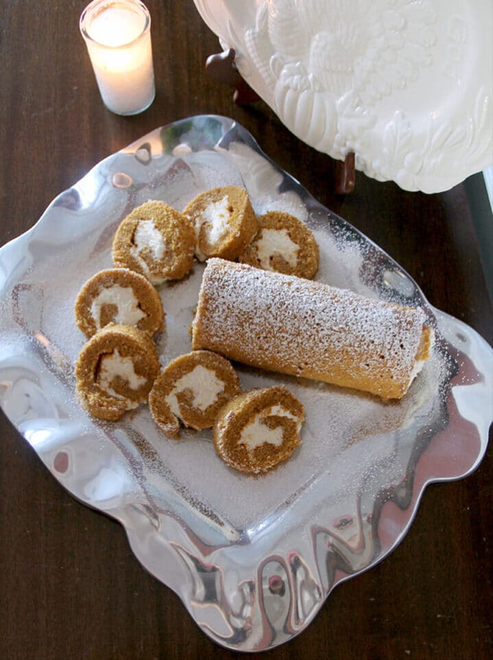 Pumpkin Roll with Cream Cheese Filling - Southern Food and Fun