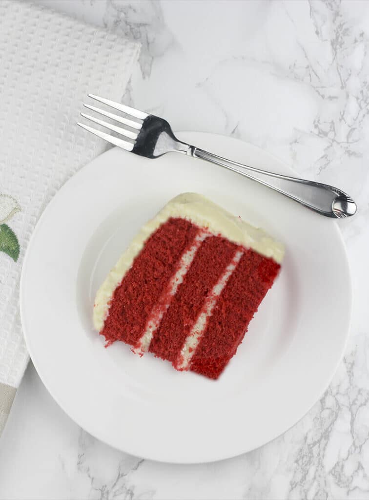 The Best Red Velvet Cake with Cream Cheese Frosting