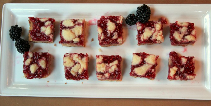 Raspberry Shortbread Bars