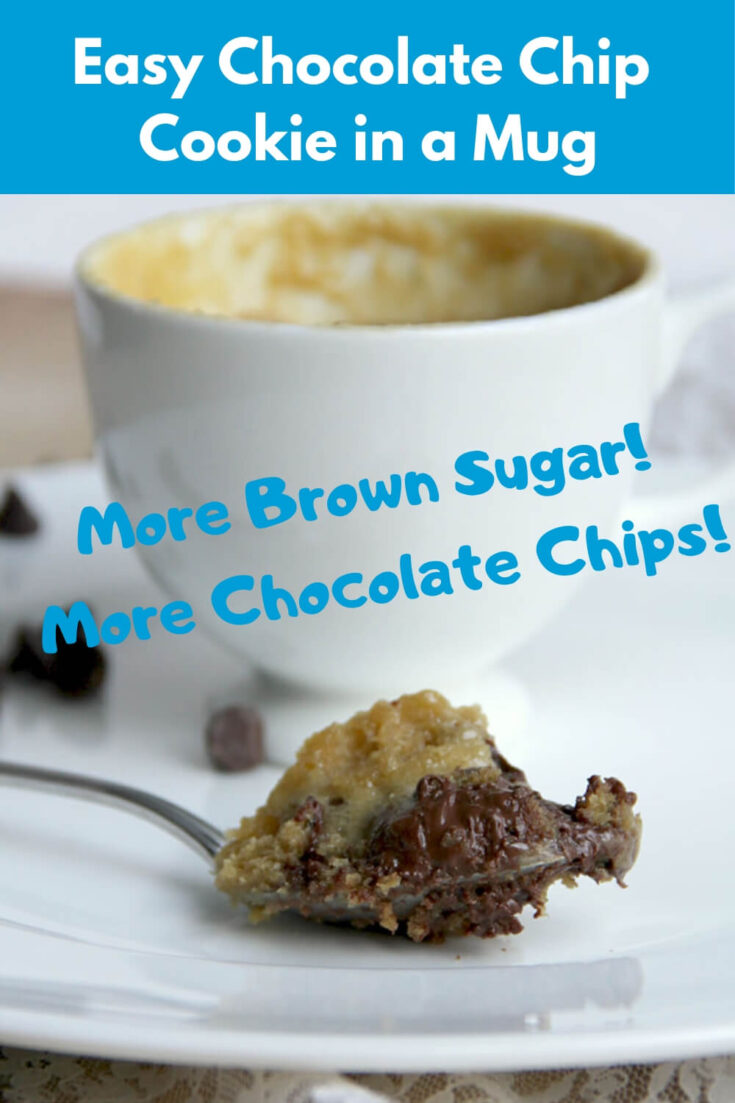 Chocolate Chip Cookie in a Mug | Southern Food and Fun