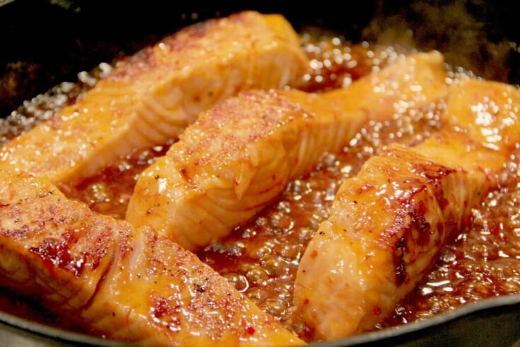 Apricot-Chili Glazed Fish - Quick and Easy Low-Fat Supper