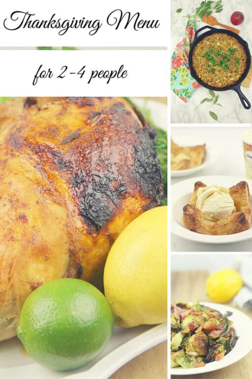 Thanksgiving for Two Menu