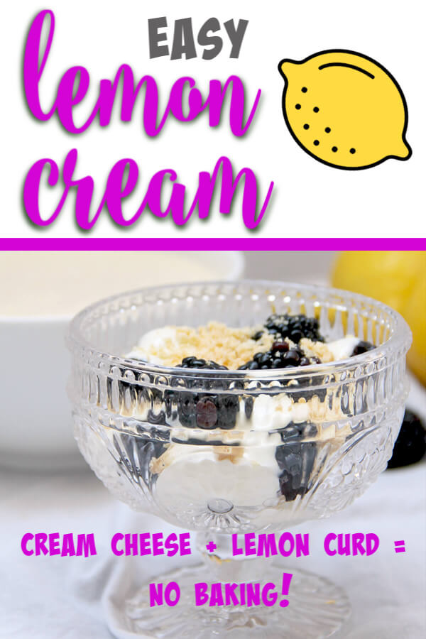 Lemon Cream - No-Bake Dessert Ready in 10 Minutes!