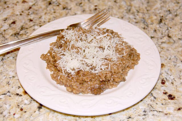 Sausage and Mushroom Risotto - Southern Food and Fun