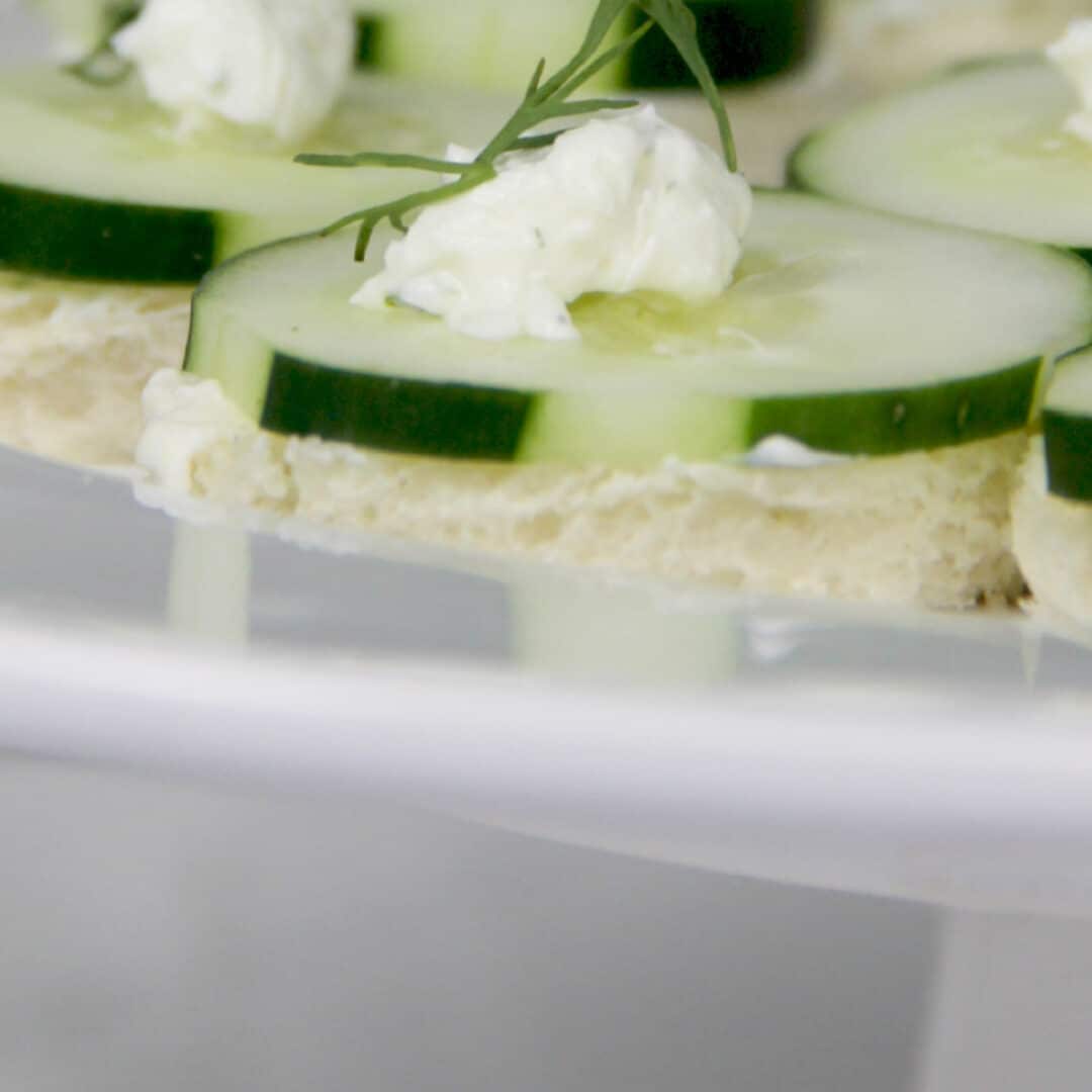 Cucumber Tea Sandwiches - Classic and Simple Elegance!