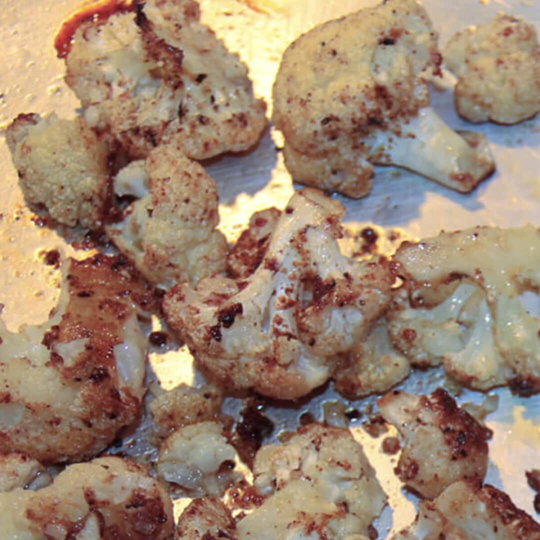 Spicy Roasted Cauliflower with Chili Powder and Cumin