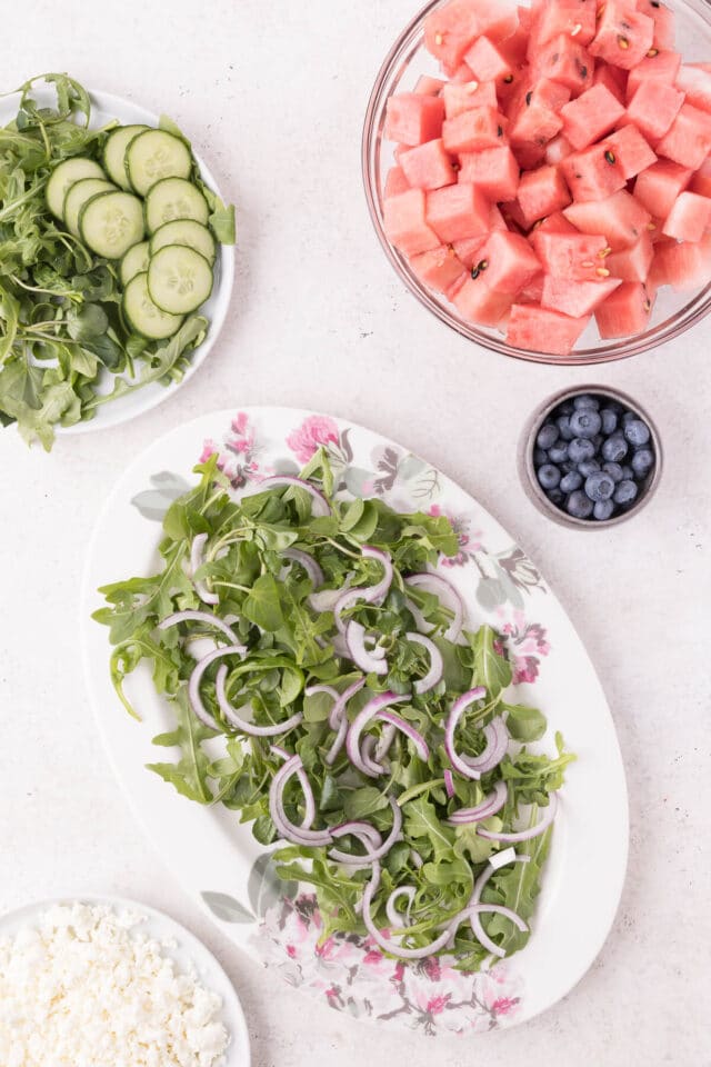 Watermelon Salad with Basil - Southern Food and Fun