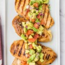 Grilled Chicken with Avocado Salsa