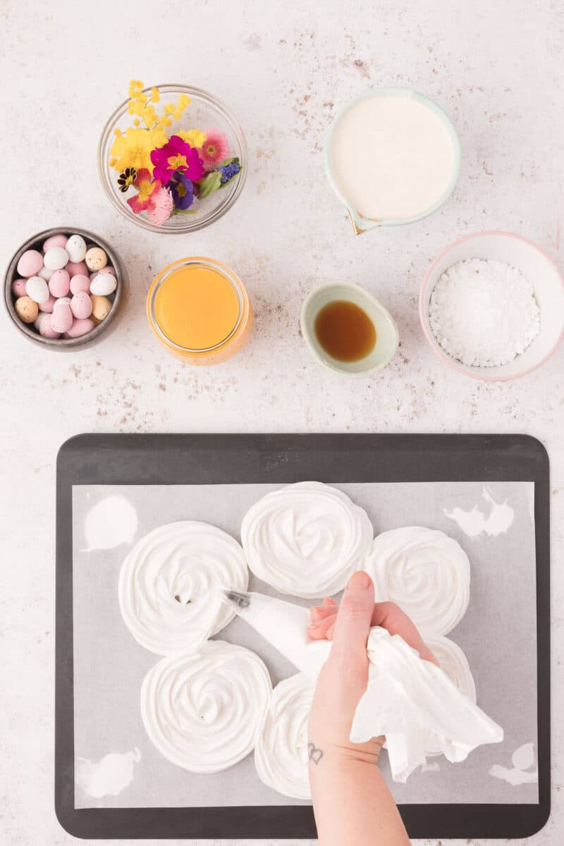 Meringue Nests - Gorgeous Dessert!