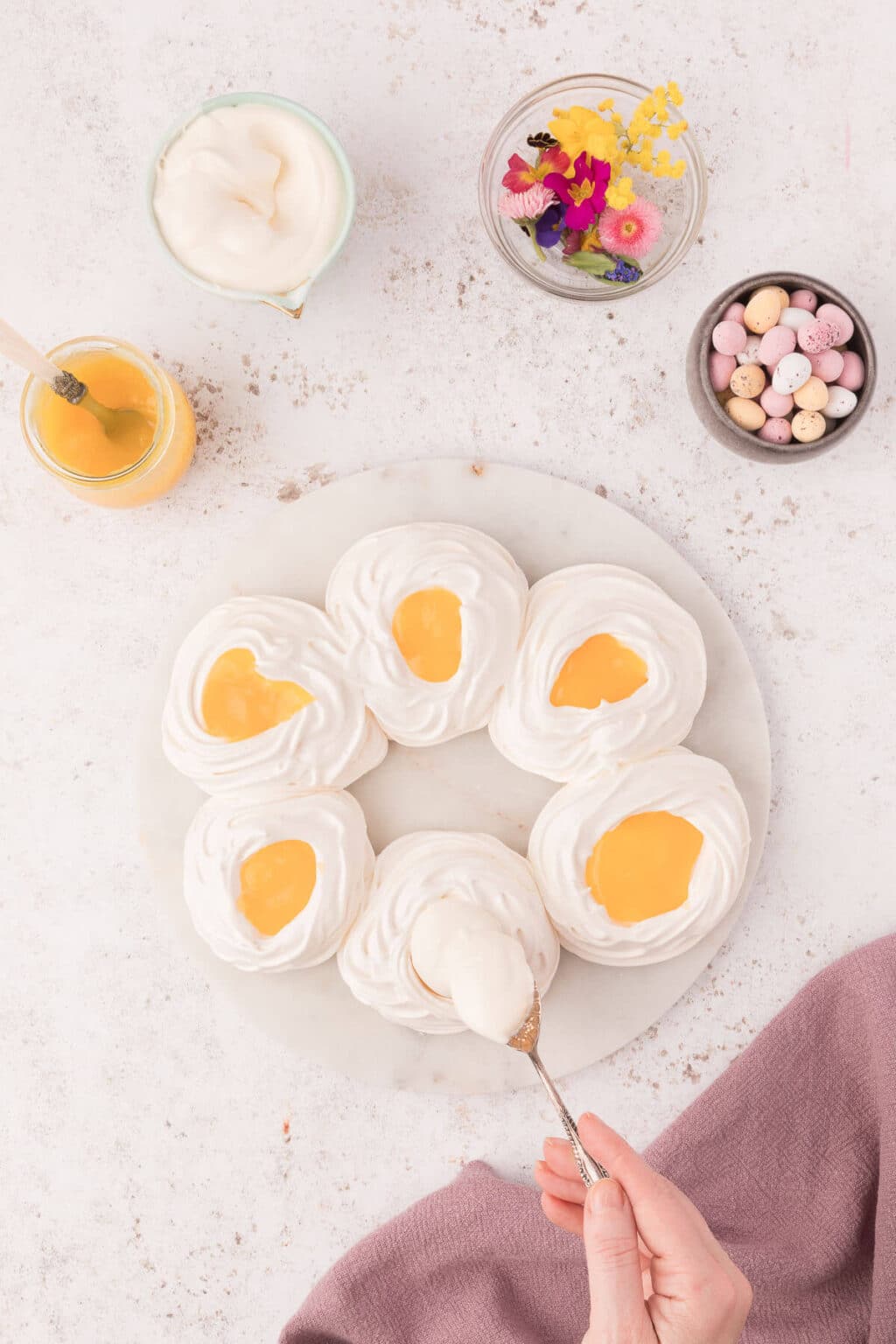 Meringue Nests - Gorgeous Dessert!