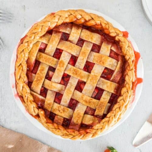 Baked Strawberry Pie - Southern Food and Fun