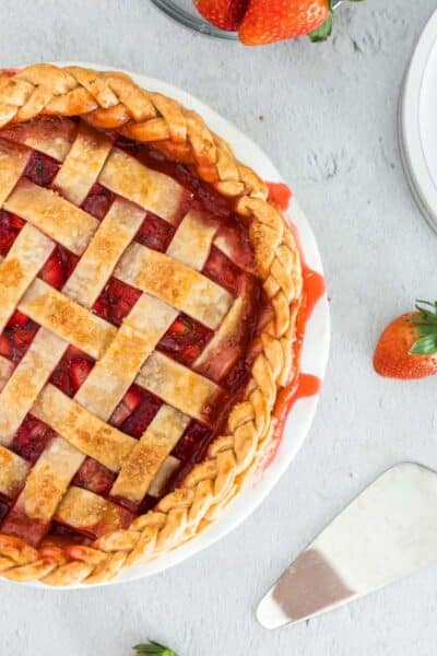 Baked Strawberry Pie - Southern Food and Fun