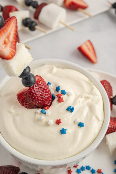 Sweet Cream Cheese Dip - Southern Food and Fun