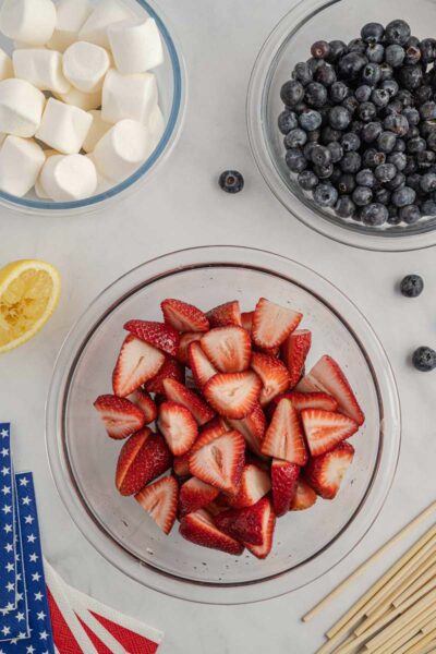 4th of July Fruit Kabobs - Southern Food and Fun