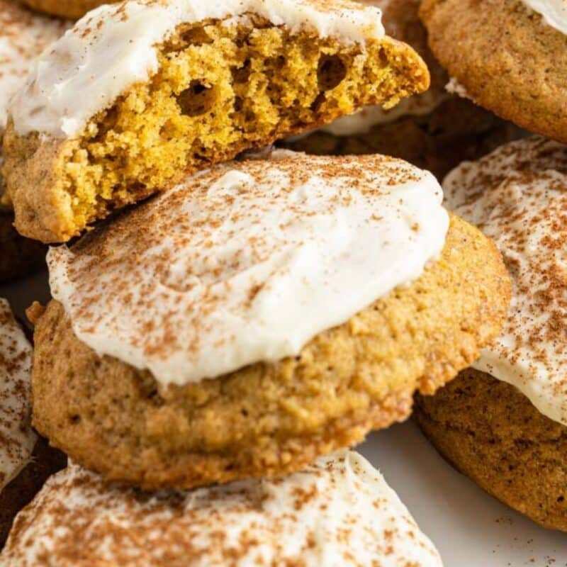 Frosted Pumpkin Cookies - Southern Food and Fun