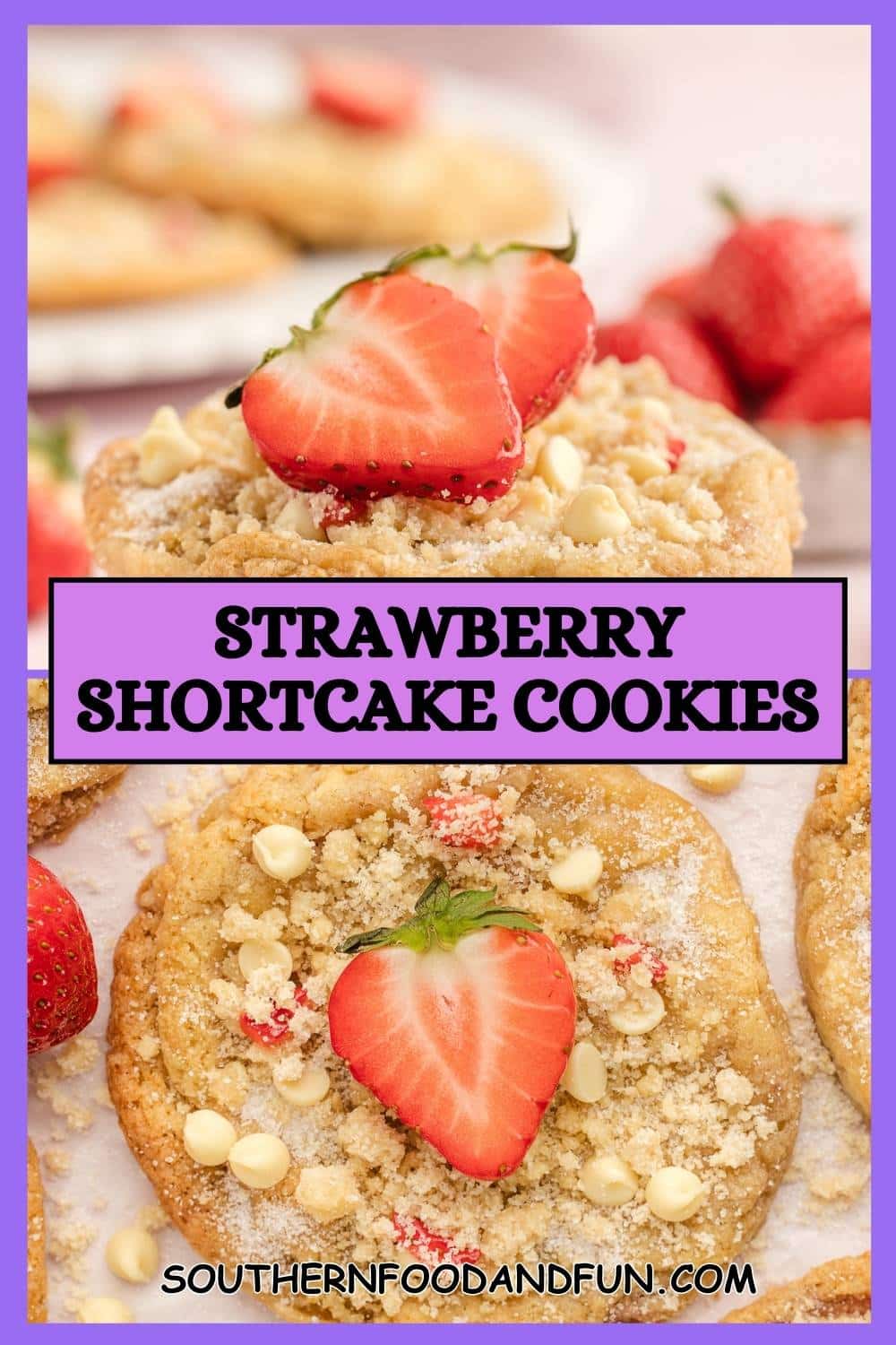 Strawberry Shortcake Cookies - Southern Food and Fun