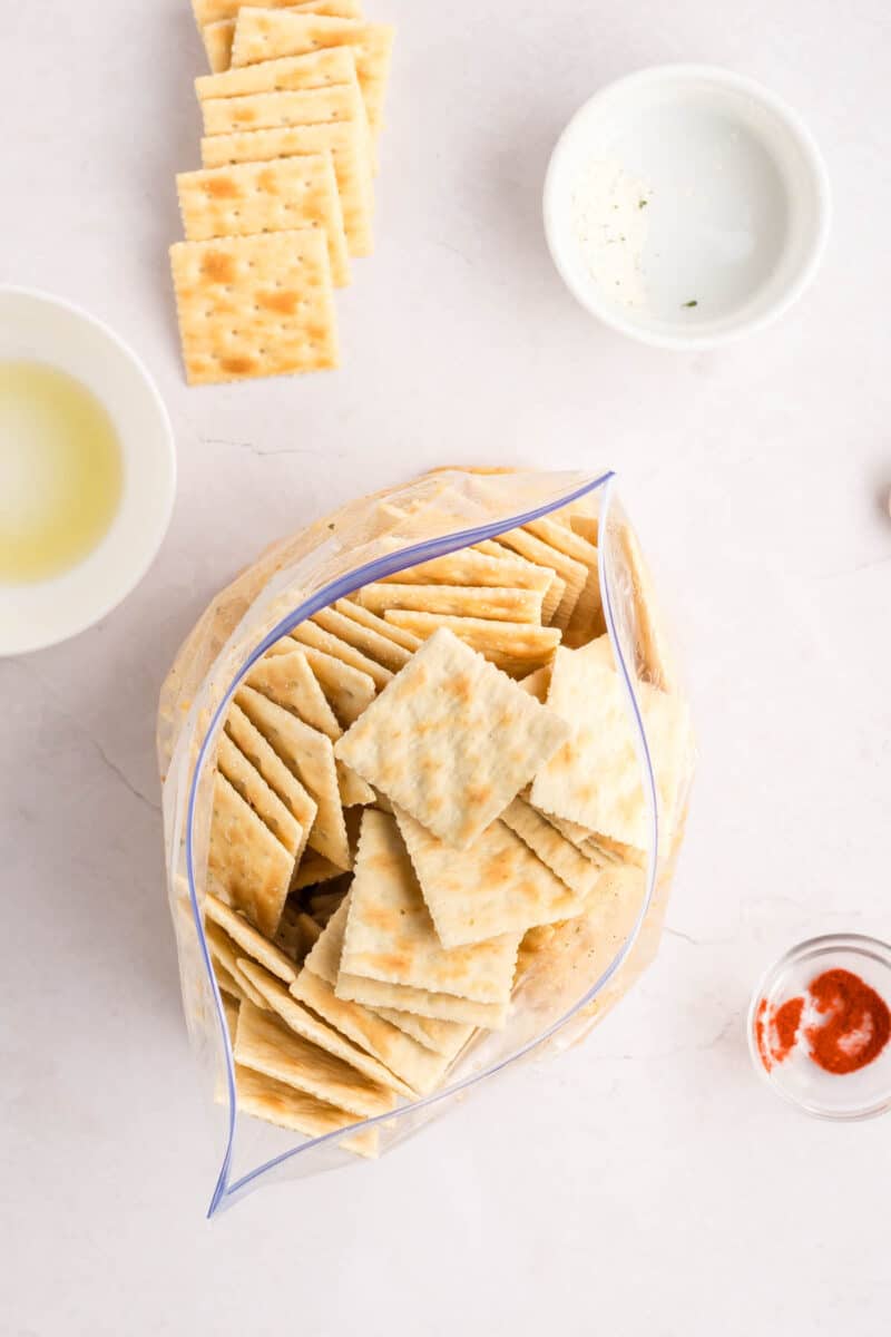 Fire Crackers with Ranch Dressing Mix