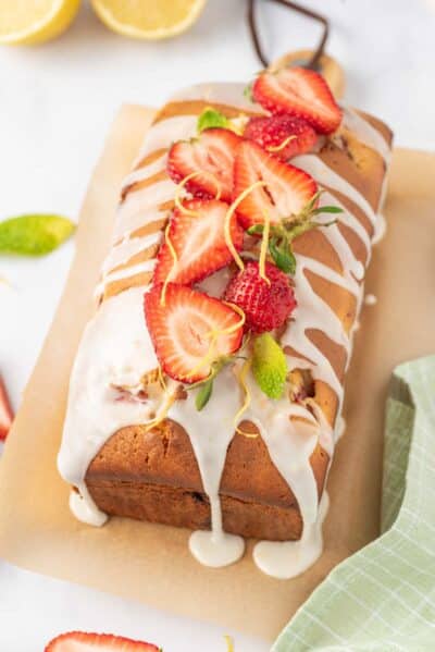 Strawberry Loaf Cake - Southern Food and Fun