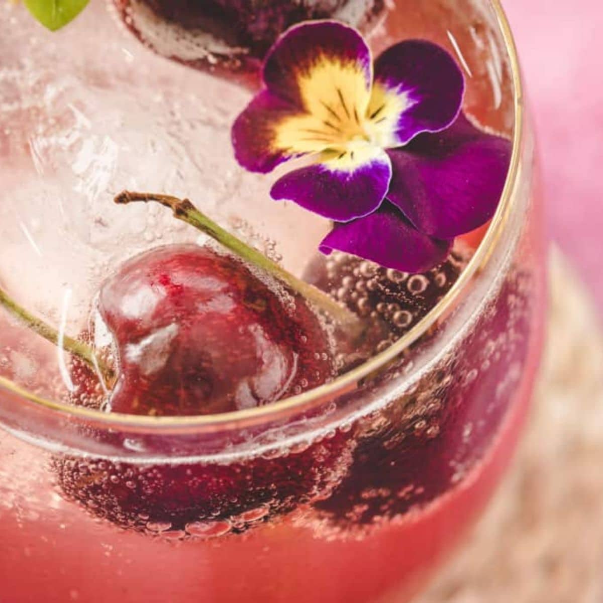 Cherry Bourbon Smash - Southern Food and Fun
