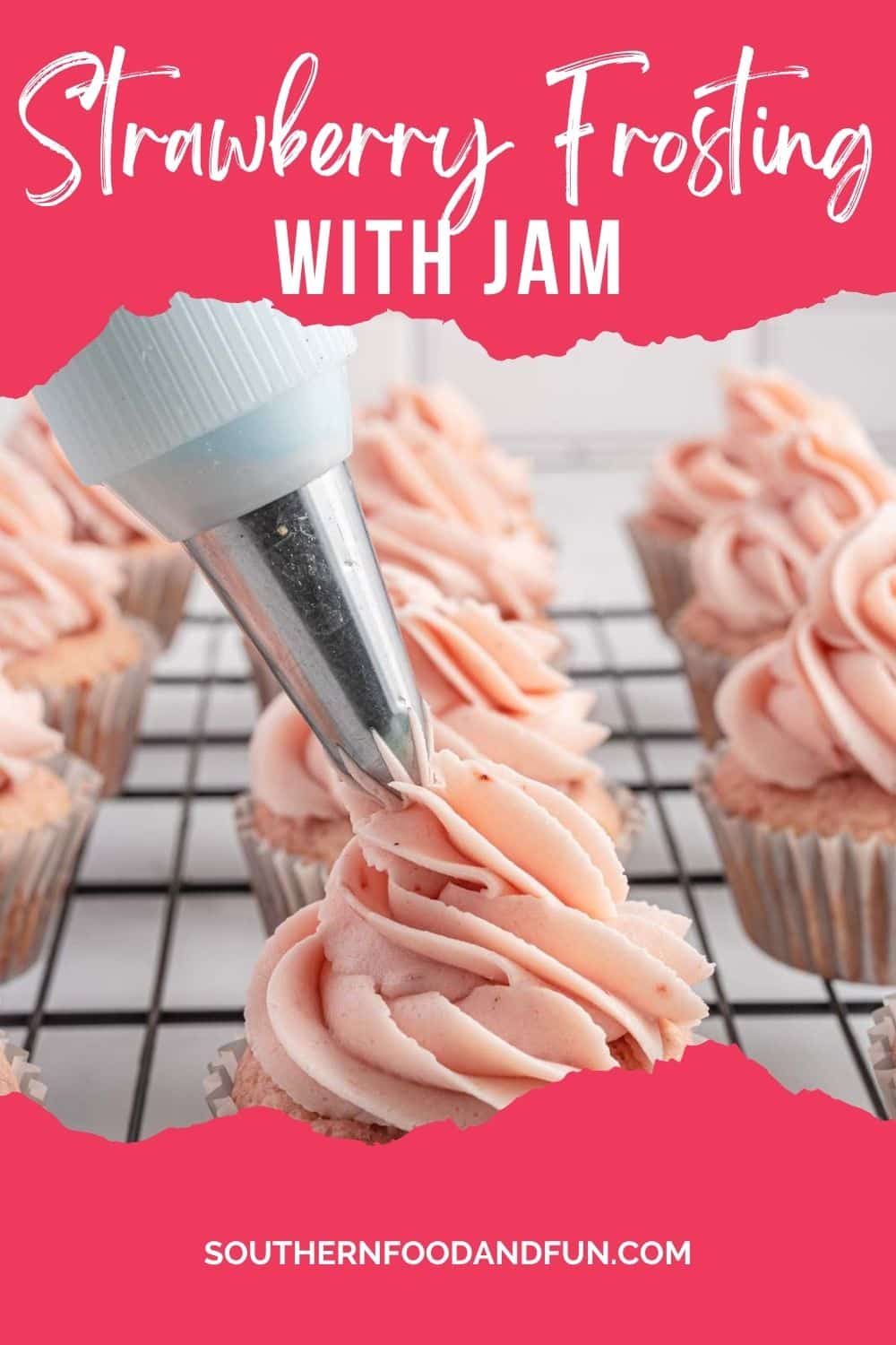 Strawberry Frosting with Jam - Southern Food and Fun