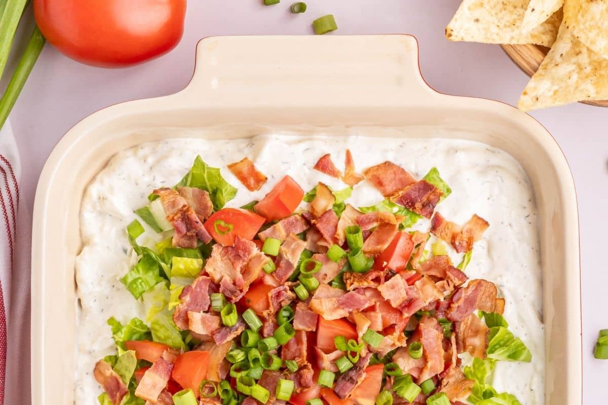 BLT Dip with Cream Cheese