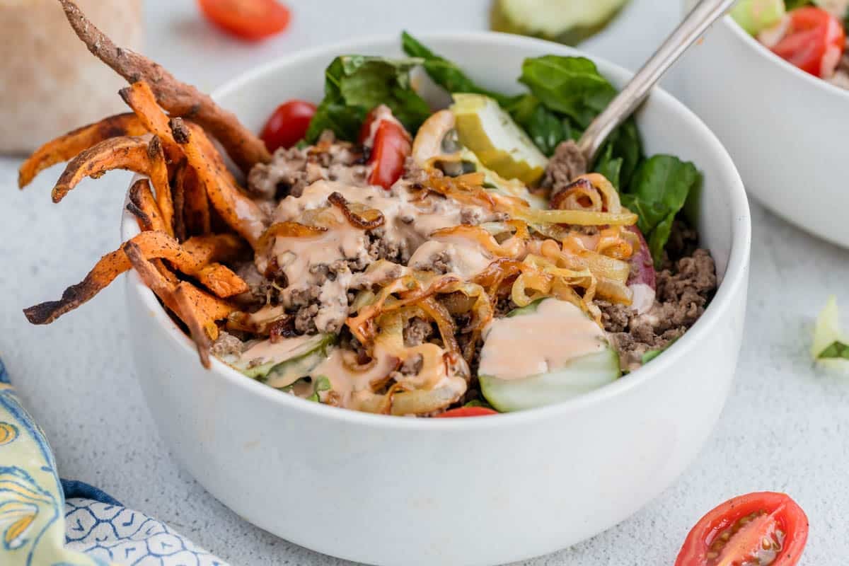 Burger Bowl Recipe - Southern Food and Fun