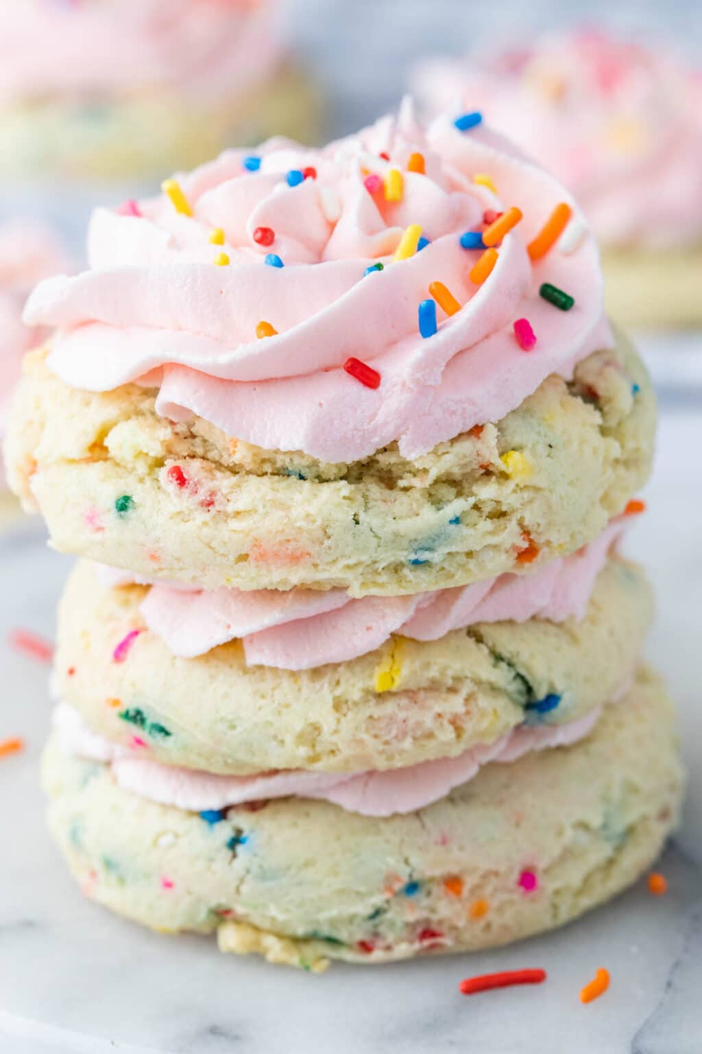 Birthday Cake Cookies with Cake Mix - Southern Food and Fun