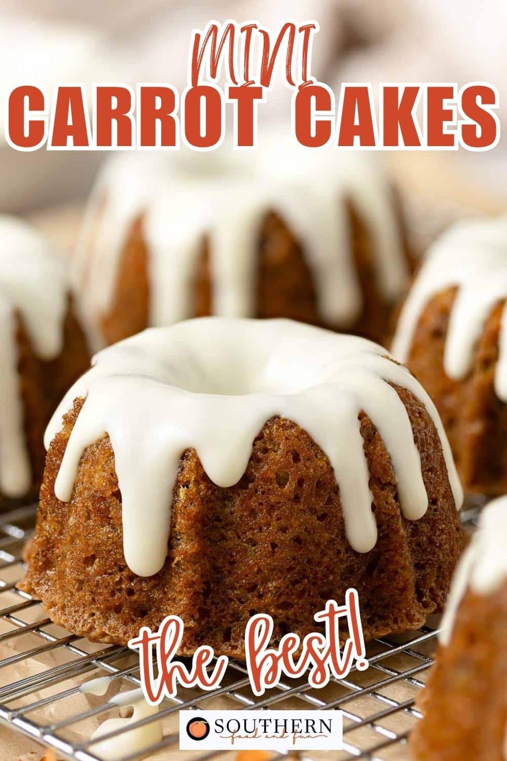 Mini Carrot Cakes - Southern Food and Fun